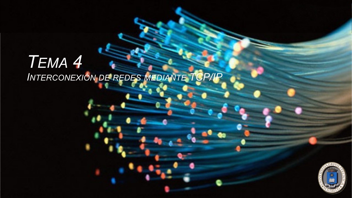 PDF de programación - Tema 4 - Interconexión de redes mediante TCP/IP